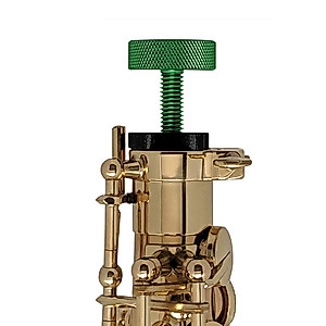 GapCap Alto Saxophone end plug flex fits in your sax, expands to fit your case, vents air to dry the body tube, and shock absorbs impact like no other end cap