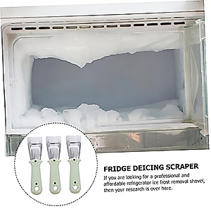 Yardwe 18 pcs Refrigerator Frost Removal Shovel Scraper for Cleaning Windshield Snow ice Removal ice Remover Shove car Tools Refrigerator for car Automotive Tools Defrost Ice Scraper pp