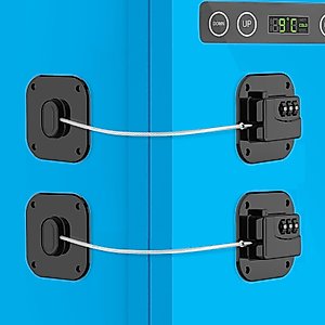 Cabinet Locks for Babies, Refrigerator Lock, 2 Pack DUOSI Fridge Lock Child Locks for Cabinets, Baby Proofing Safety Locks for Kitchen Cabinets and Drawers, Closets, Windows, Doors and More