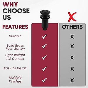 Westbrass ASB-07 Sink Top Waste Disposal Air Switch and Single Outlet Control Box, Flush Button, 1-Pack, Satin Nickel