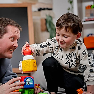 Baby Einstein Connectables 20 Piece STEAM Magnetic Blocks Learning Toys Numbers Colors Animals for Baby 6 Months+ Toddler 1 2 3 4 5 Year Old