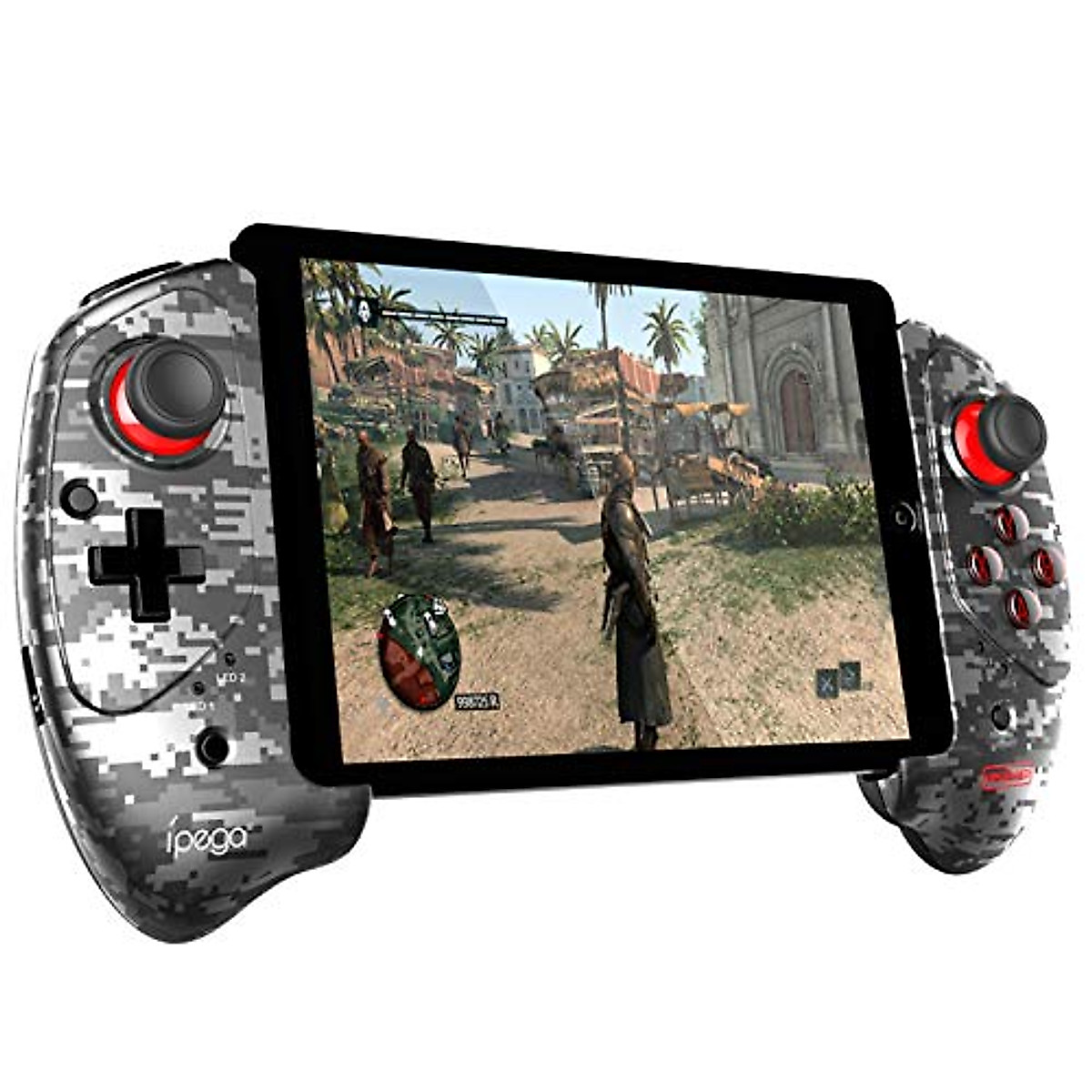 ipega-PG-9083A Wireless 5.0 Smart PUBG Mobile Game Controller Retractable Game Gamepad for iOS(iOS 11-13.3)/Android Mobile Smartphone Tablet, for Samsung Galaxy S22/S21+ /S20+5G/Note 20 Note 10/A53 5G