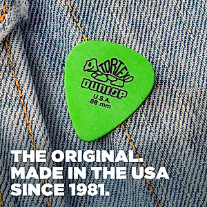 Dunlop Tortex Standard .73mm Yellow Guitar Picks, 36 Pack