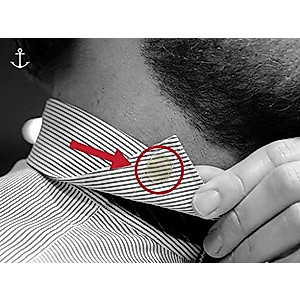 Fashion Anchor | 1 Pack of 36 Collar Stays for Men | No metal. No magnets. Just hold. | With discrete carrying sleeve