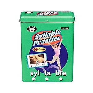 Super Duper Publications | Syllable Practice Fun Deck Flash Cards | Educational Learning Resource for Children