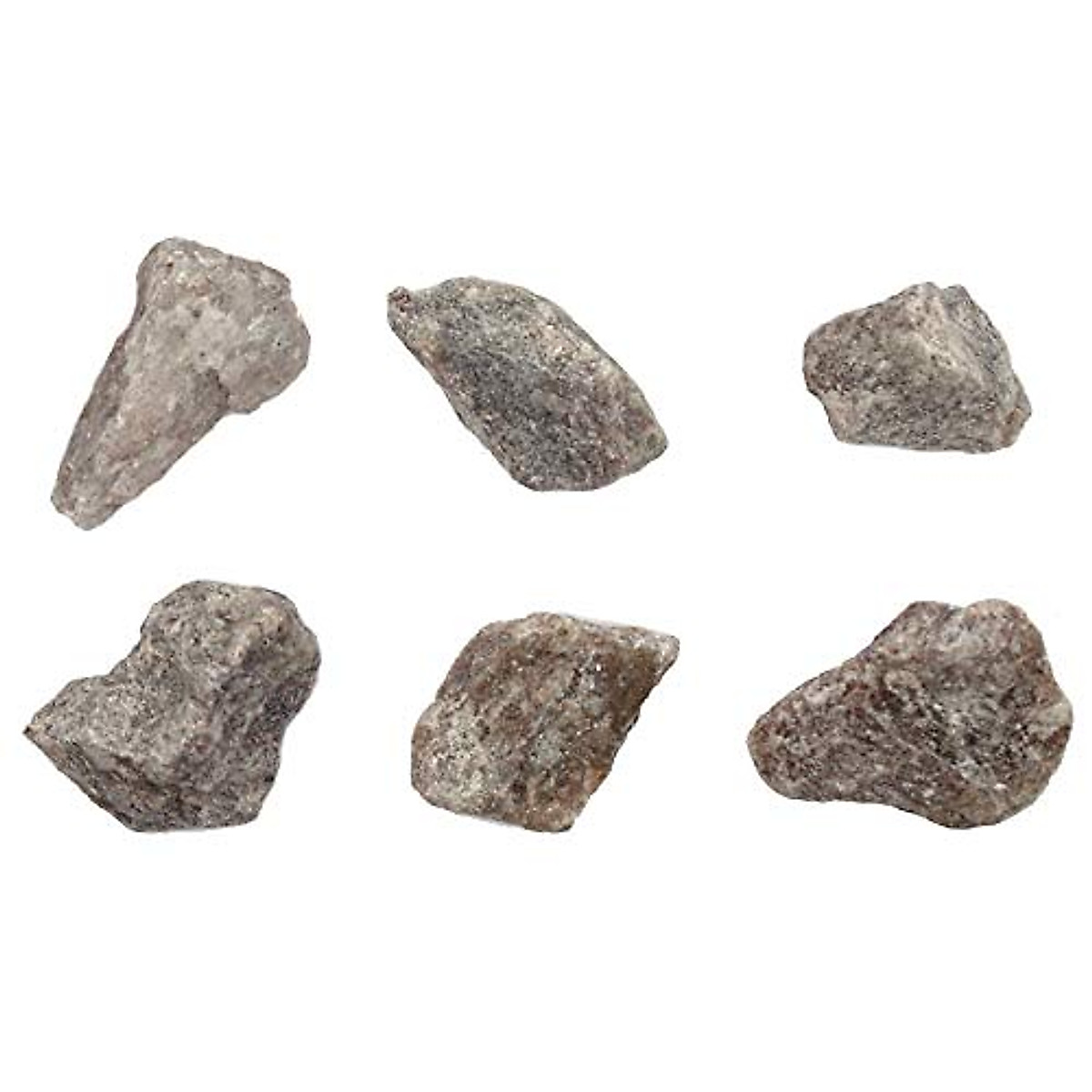 6PK Raw Quartzite, Metamorphic Rock Specimens - Approx. 1" - Geologist Selected & Hand Processed - Great for Science Classrooms - Class Pack - Eisco Labs