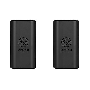 ORORO 3250mAh Rechargeable Battery for Heated Socks, 3.63V Lithium Ion Batteries, Pack of 2