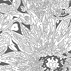 Dimensions Paint by Number, 14" x 11", Multicolor 4 Piece