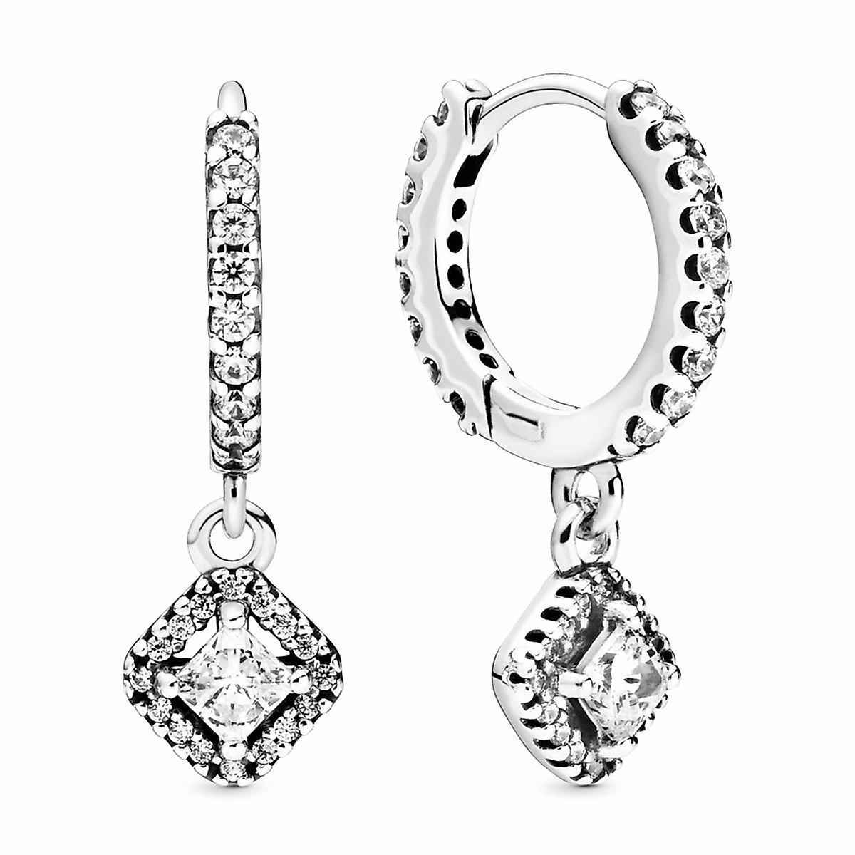 Pandora Square Sparkle, Clear CZ