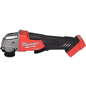 Milwaukee 2880-20 M18 FUEL Brushless Lithium-Ion 4-1/2 in. / 5 in. Cordless Small Angle Grinder with No-Lock Paddle Switch (Tool Only)