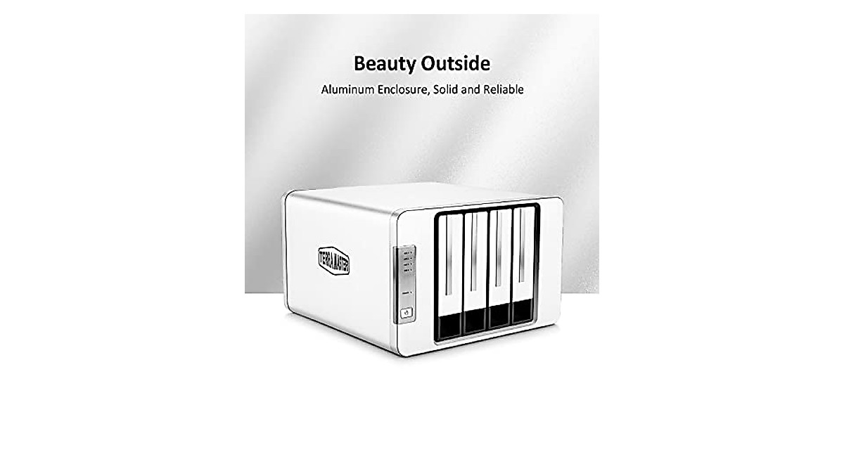 TERRAMASTER D4-300 External Hard Drive Enclosure – USB 3.1 Type-C