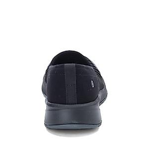 Bzees Women's Glee Sneaker, black ribber knit, 6 M US