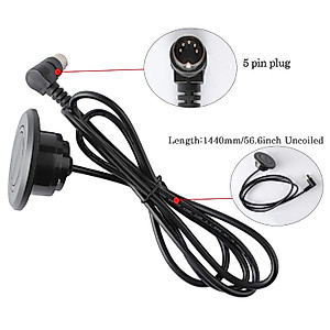Podoy Recliner Switch with 2 Button 5 Pin Plug Fixed Power Recliner Lift Chair, Stand Sofa Electric Round Hand Control Handset, Recliner Switch Replacement Parts