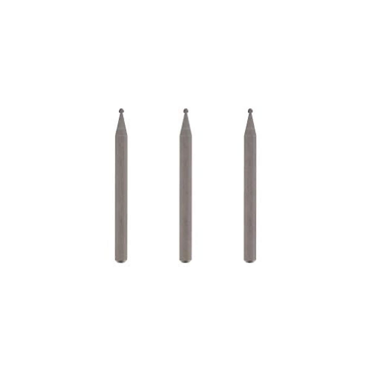 Dremel 106 Engraving Cutting Bit Multipack - 3x Ball-shaped Engraving Cutter with 1.6mm Working Diameter