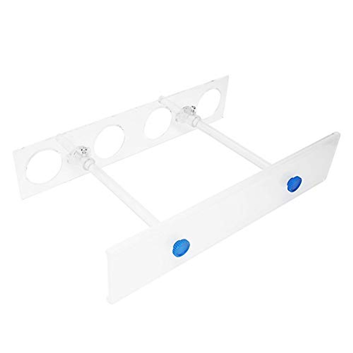 4 Holes Funnel Support, Plexiglass Lab Stand Set Adjustable Height Funnel Holder Separating Funnel Rack for School Laboratory Experiment Fixing Accessories