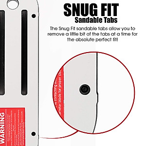 Phenolic Zero Clearance Insert for Delta Uni-Saw Contractor | Large Grizzly and Other Table Saws with a 13-3/8” x 3-3/4” x 1/2” Throat Plate Opening