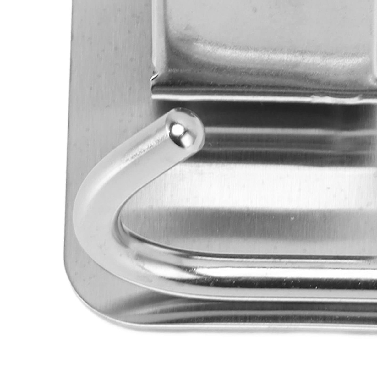 Mumusuki 4Pcs Broom and Mop Holders, Wall Mounted Stainless Steel Garden Tool Organizers with Hooks Multifunctional Mop Hangers for Laundry Rooms, Gardens, Garages