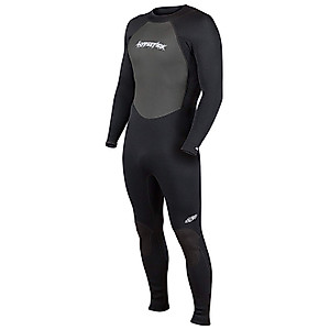Hyperflex Access Men’s and Women’s Full Body 3mm Backzip Wetsuit - Warm 4-Way Stretch Neoprene - Adjustable Collar and Flat Lock Construction - High Performance 50+ UV SHIELD