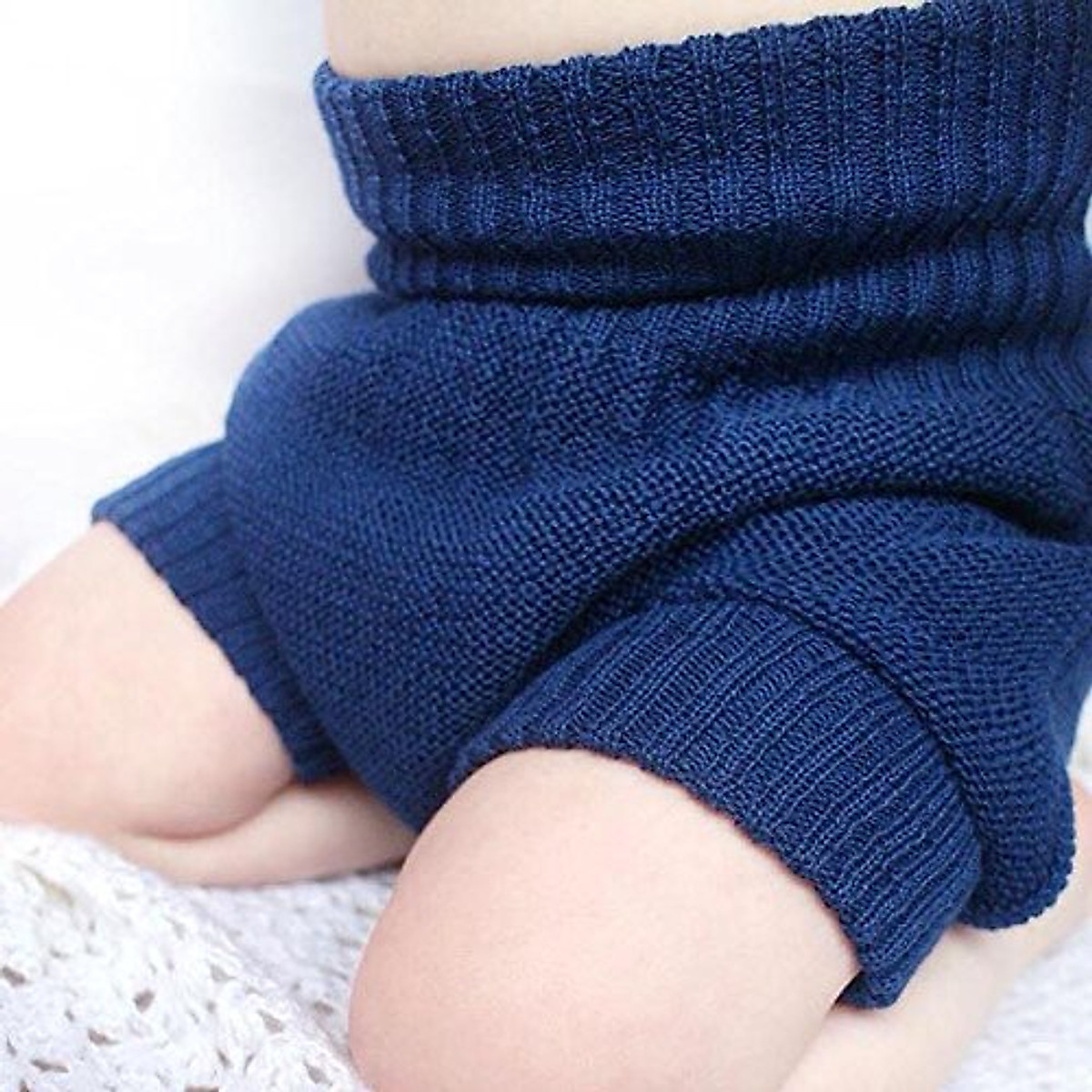 Organic Merino Wool Diaper Cover - Overnight Knit Diaper Cover for Fitted Cloth Diaper (EU86-92, Pacific)
