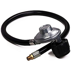 DOZYANT Weber 7503 21" Hose and Regulator with 1/8" NPT Male Thread with QCC1 Connection Replacement for Weber Spirit 500 & 700, Genesis 1000-5000, and Platinum I & II Gas Grills