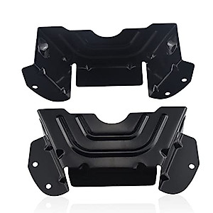 Lawn Mower Parts 783-06424A-0637 42 inch 46 inch Deck Spindle Pulley Belt Guard Cover Compatible with MTD &Troy-Bilt & Craftsman Lawn Mower - 2 Pack (Black), Red