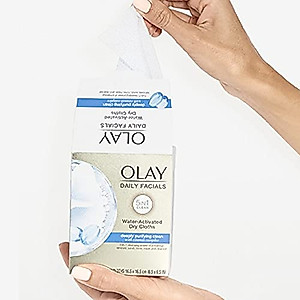 Olay Daily Deeply Clean 5-in-1 Water Activated Cleansing Face Cloths 33ct (Pack of 2)
