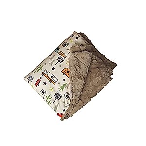 CAMP CASUAL CC-005RT Multi-Color 50"X60" Road Trip Gray (The Throw)