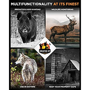 CREATIVE XP Night Vision Goggles - GlassCondor Pro - Digital Military Binoculars w/Infrared Lens, Tactical Gear for Hunting & Security, Green