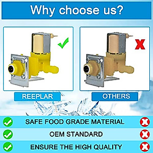 000009123 IH9123 33129026 Water Inlet Valve Assembly for Manitowoc ice Machines, 120V 60Hz 5W fits for I, IB, S, SD, JC, QR, SD and K Series ice Machines Parts