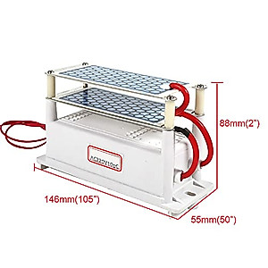 Air latester, Integrated Ozone nerator, AC220V 10G Portable Ozone nerator Double Integrated Ceramic Plate Air Ozonizer Machines