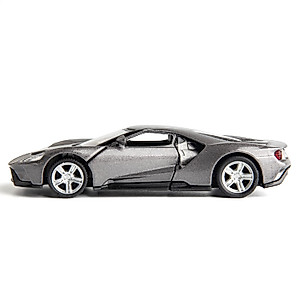 RMZ City 1:36 Scale Diecasting Alloy Car Model Ford GT Toy Car, Pull Back Vehicles Toy Car for Toddlers Kids Boys Girls Gift Gray