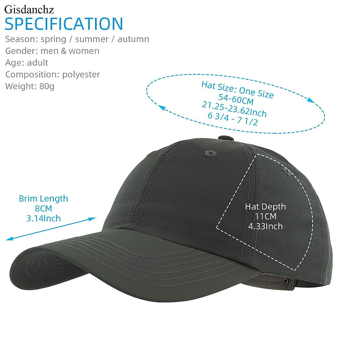 Gisdanchz Mens Caps Mens Golf Hats for Women Quikc Dry Womens Baseball Caps Mesh Running Hat Workout Mesh Baseball Cap Outdoor Sport Hat Hiking Fishing Cycling Cap Army