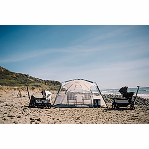 Veer Family Basecamp Recreational Pop-Up Tent | Premium Trail Rated Beach Tent or Camp Shelter for Adults and Kids | Water Resistant UPF50 Protective Coating | Portable with Easy Set Up and Take Down