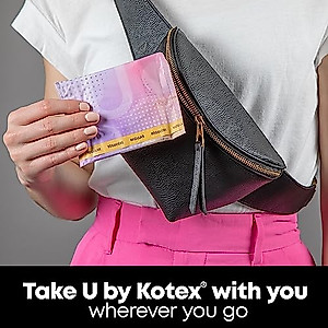 U by Kotex Balance Ultra Thin Pads with Wings, Regular Absorbency, 50 Count (Packaging May Vary)