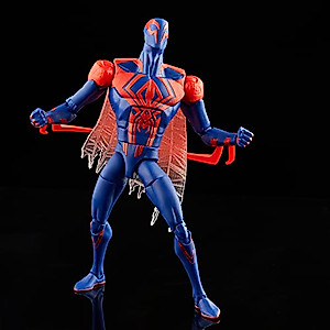 Spider-Man Marvel Legends Series Across The Spider-Verse 2099 6-inch Action Figure Toy, 2 Accessories