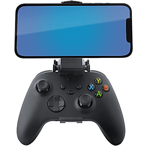 Bionik Game Clutch for Xbox Series XS Controllers: Mobile Gaming Phone Clip, Adjustable Clamp, Up to 3.6 Inches Wide