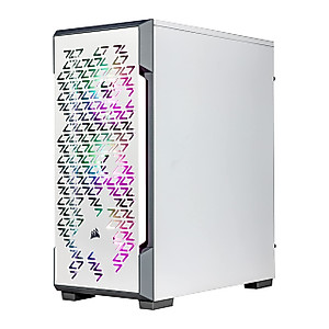 Velztorm White Ferrux Custom Built Gaming Desktop Liquid-Cooled (AMD Ryzen 9-5900X 12-Core, GeForce RTX 3070 8GB, 16GB DDR4, 1TB PCIe SSD, 240mm AIO, RGB Fans, 750W PSU, Win 10 Home)