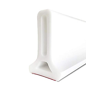 Duzzy 67 Inch Collapsible Shower Water Dam Shower Stopper Barrier and Retention System and Keeps Water Inside Threshold Dry and Wet Separation Suitable for Bathroom and Kitchen