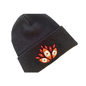 ASVP Shop Amphibia Darcy Embroidered Beanie Black
