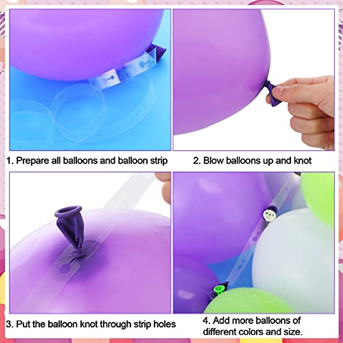 134 Pieces Buzz Birthday Party Balloon Garland Arch Kit 10 5 inch Purple Green Silver White Latex Balloons with Rocket Star Foil Balloon for Buzz Themed Birthday Party Decorations