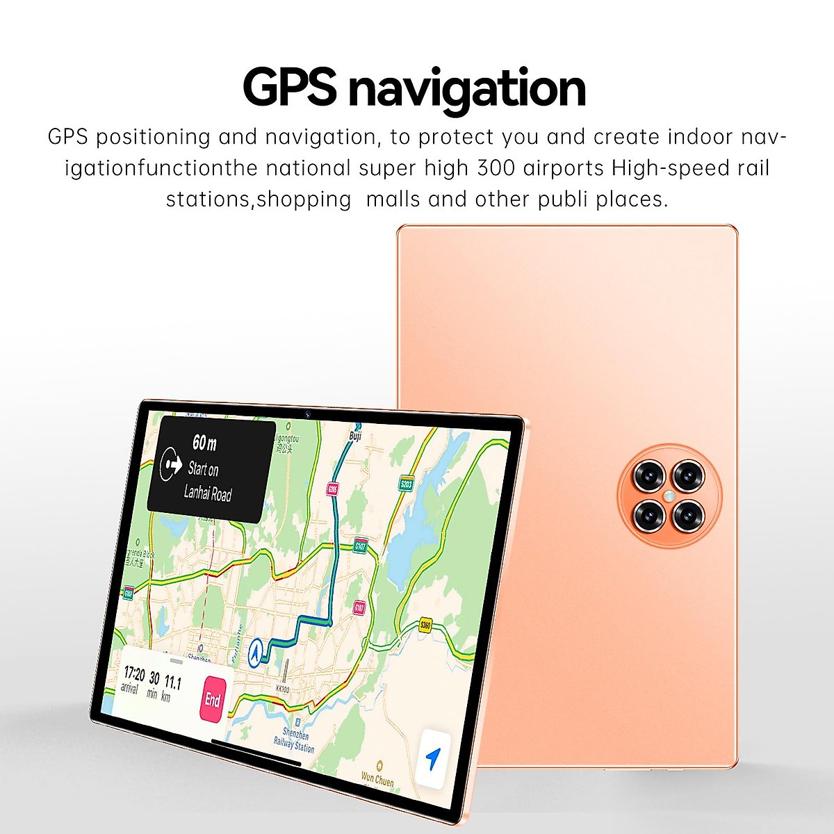 2 in 1 Tablet with Keyboard, 10.1 inch Tablet Support 4G LTE Cellular, Android 12, 8+256GB, 2.4/5G WiFi, MT6755 8 Core CPU, 8MP+16MP Tablet PC (US Plug)