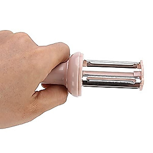 Vegetable Peeler,Kitchen Food Peelers,Household Peeler Bottle Shape Durable Fruit Potato Carrot Peeler Kitchen Tool Supplies Sharp Blades Easy Peeling(pink)