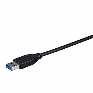 Monoprice USB Type-C to USB Type-A 3.1 Gen 2 Cable, 10Gbps, 3A, 30AWG, To Use with Samsung Galaxy S9 S8 Note 8 Pixel, LG V30 G6 G5, Nintendo Switch, and more 1 Meter (3.3 Feet) Black - Select Series