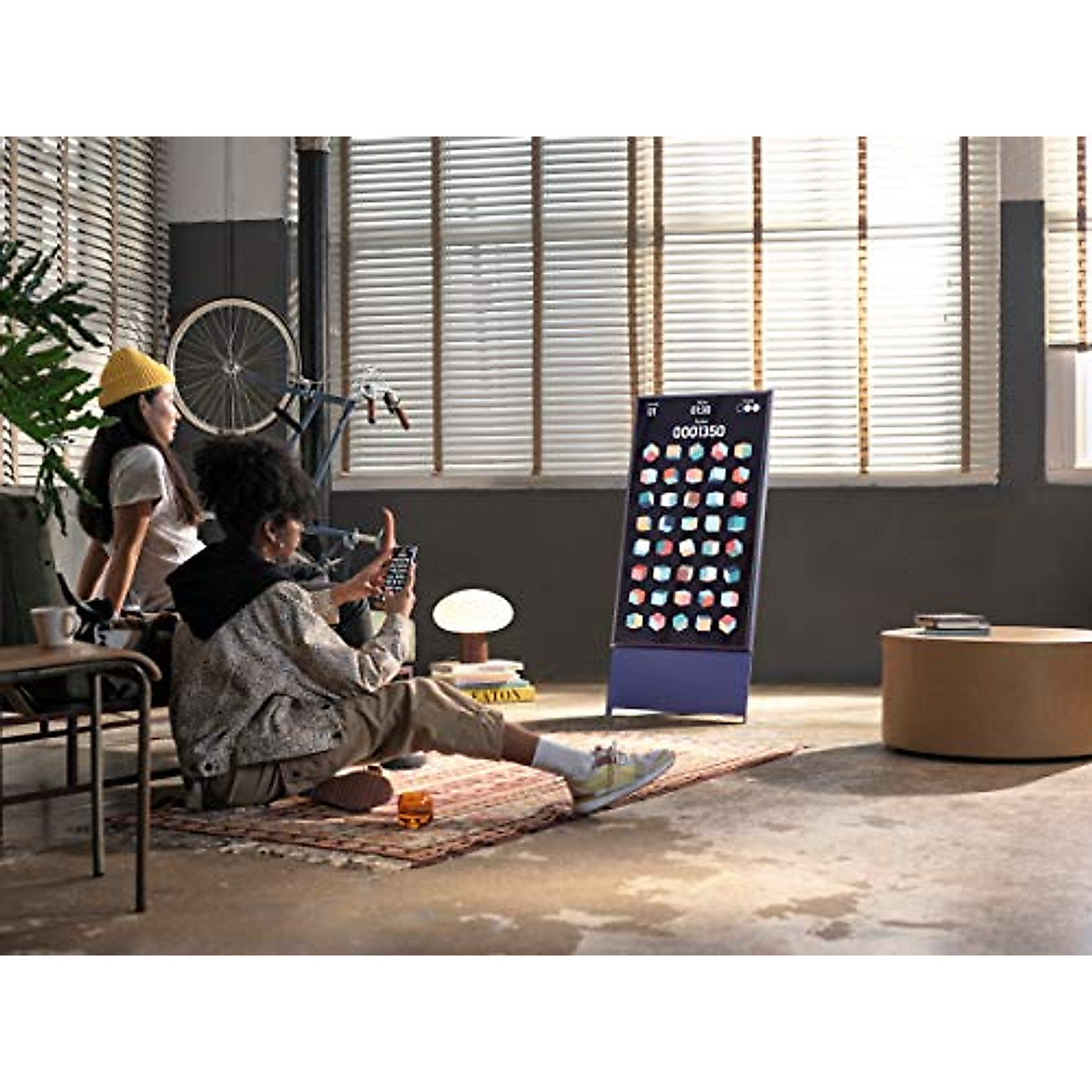 SAMSUNG 43" Class The Sero QLED LS05 Series TV - 4K UHD Quantum HDR Smart TV with Alexa Built-in (QN43LS05TAFXZA, 2020 Model)