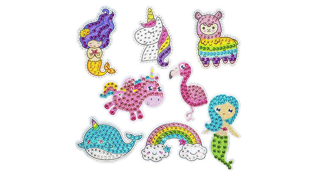 Make Your Own Gem Stickers - 16 Diamond Painting Kits