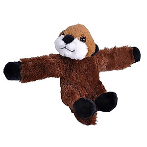 Wild Republic Huggers Otter Plush Toy, Slap Bracelet, Stuffed Animal, Kids Toys, 8 Inches