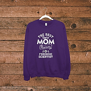 Mothers Day Gift Forensic Scientist Mom Best Kind Mom Gift Black Muticolor Unisex Sweatshirt