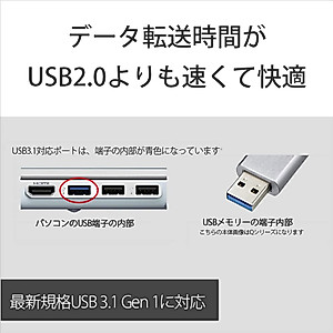 Sony 64GB MicroVault U-Series USB Flash Drive (USM64GU/B)