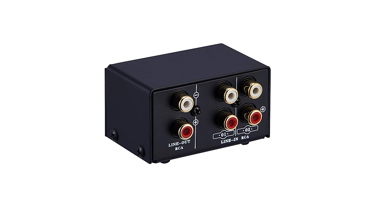JINGFENG Audio Switcher: Seamless 2 in 1 RCA Solution