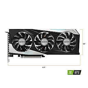 GIGABYTE GeForce RTX 3060 Gaming OC 12G Graphics Card, 3X WINDFORCE Fans, 12GB 192-bit GDDR6, GV-N3060GAMING OC-12GD Video Card